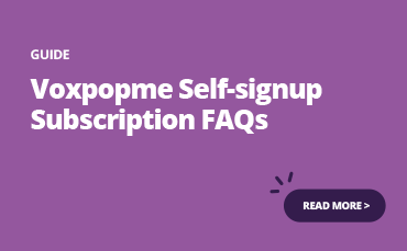 Voxpopme Self-signup Subscription FAQs - Voxpopme - Video surveys ...