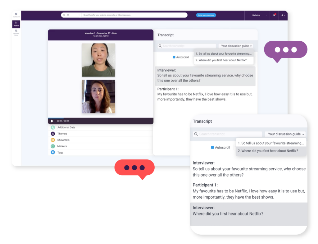In-Depth Interviews & Focus Groups | Voxpopme Live Interviews