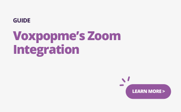 Voxpopme's Zoom Integration - Voxpopme