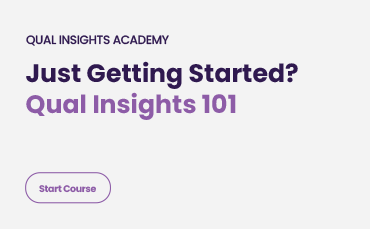 Qual Insights 101 - Voxpopme